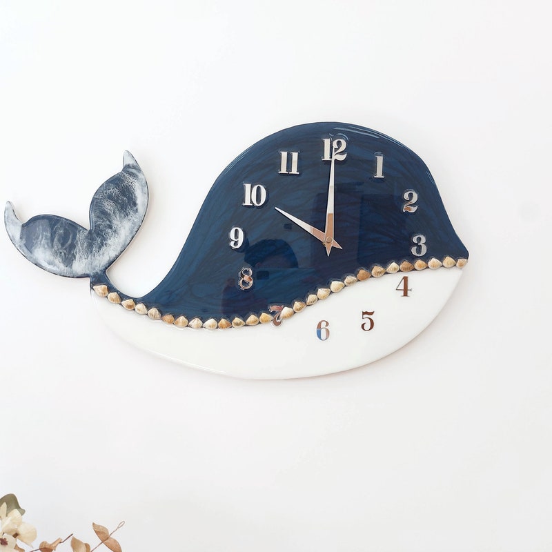 Whale Wall Clock - Etsy