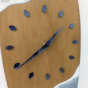 Surfboard Clock With Ocean Waves Beachy Room Decor Surfboard Wall Art ...