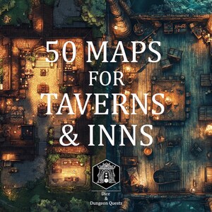 Battle Map Collection of 50 Maps (16:9) for Taverns and Inns, for D&D ...