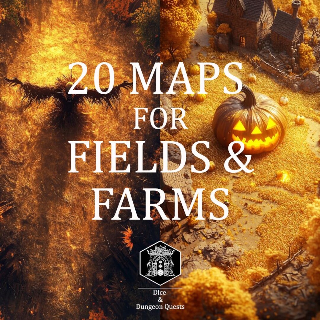 Battle Map Collection (16:9) for Fields and Farms, for D&D (dungeons ...