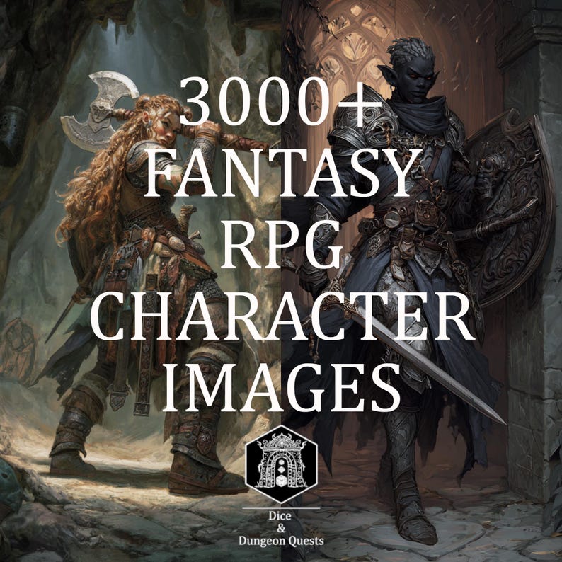 RPG Character Full Body View Images: Art Images for Fantasy Rpgs, for ...