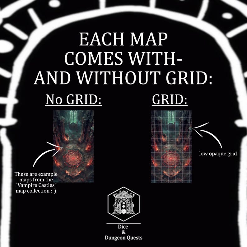 Battle Map Art- 300 Digital Maps for Magical Libraries, for VTT RPG ...