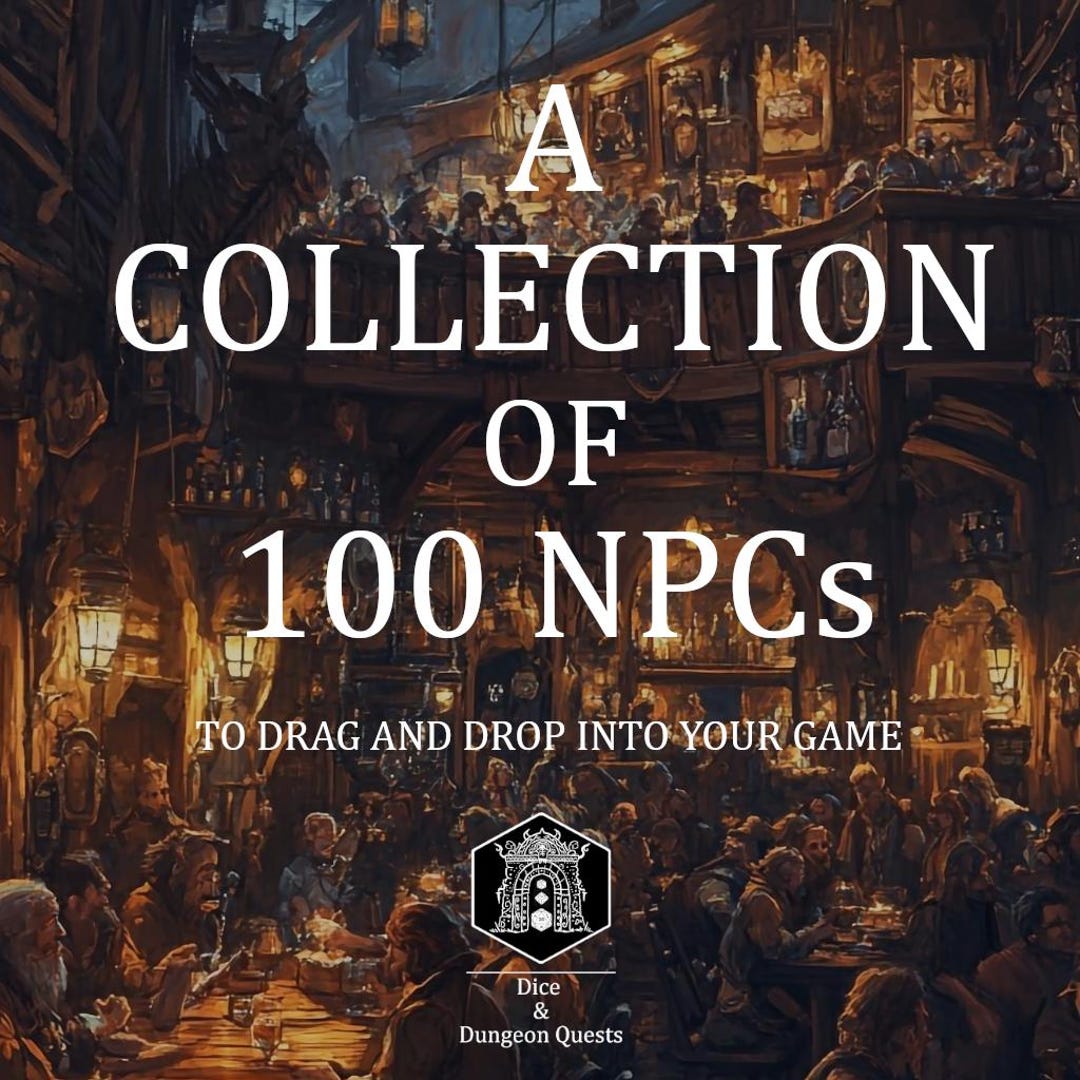 100 RPG Npcs: Amazing Collection of Npcs Including Character Art ...