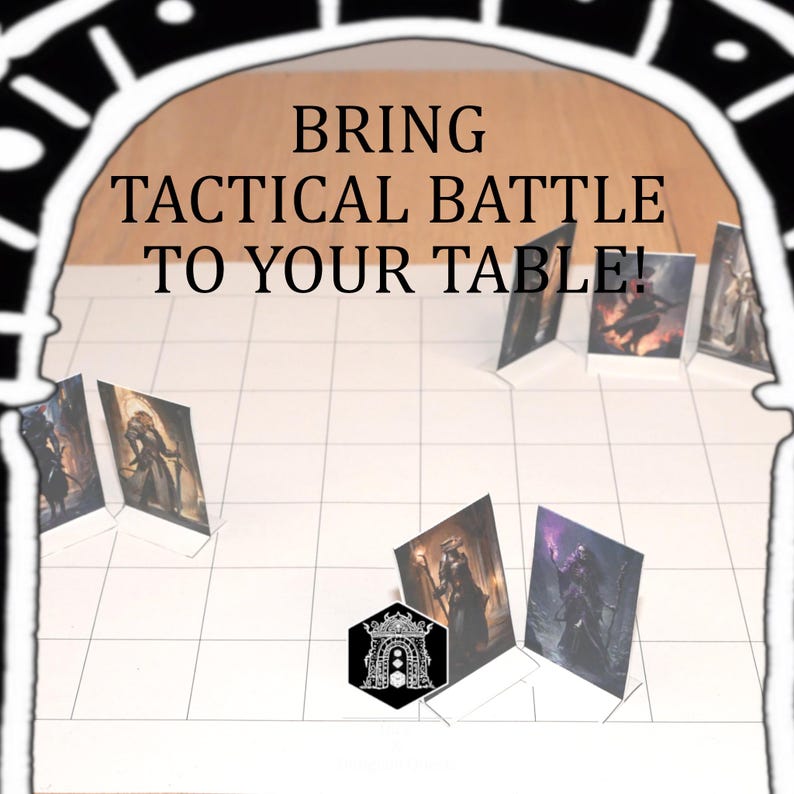 Printable RPG Miniatures - Bundle of Printable Standees / Paper Minis ...