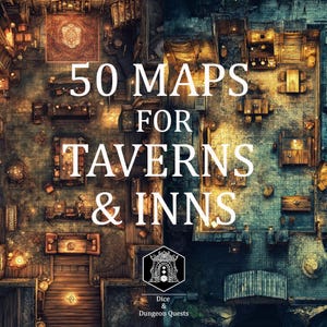 Battle Map Collection of 50 Maps (16:9) for Taverns and Inns, for D&D ...