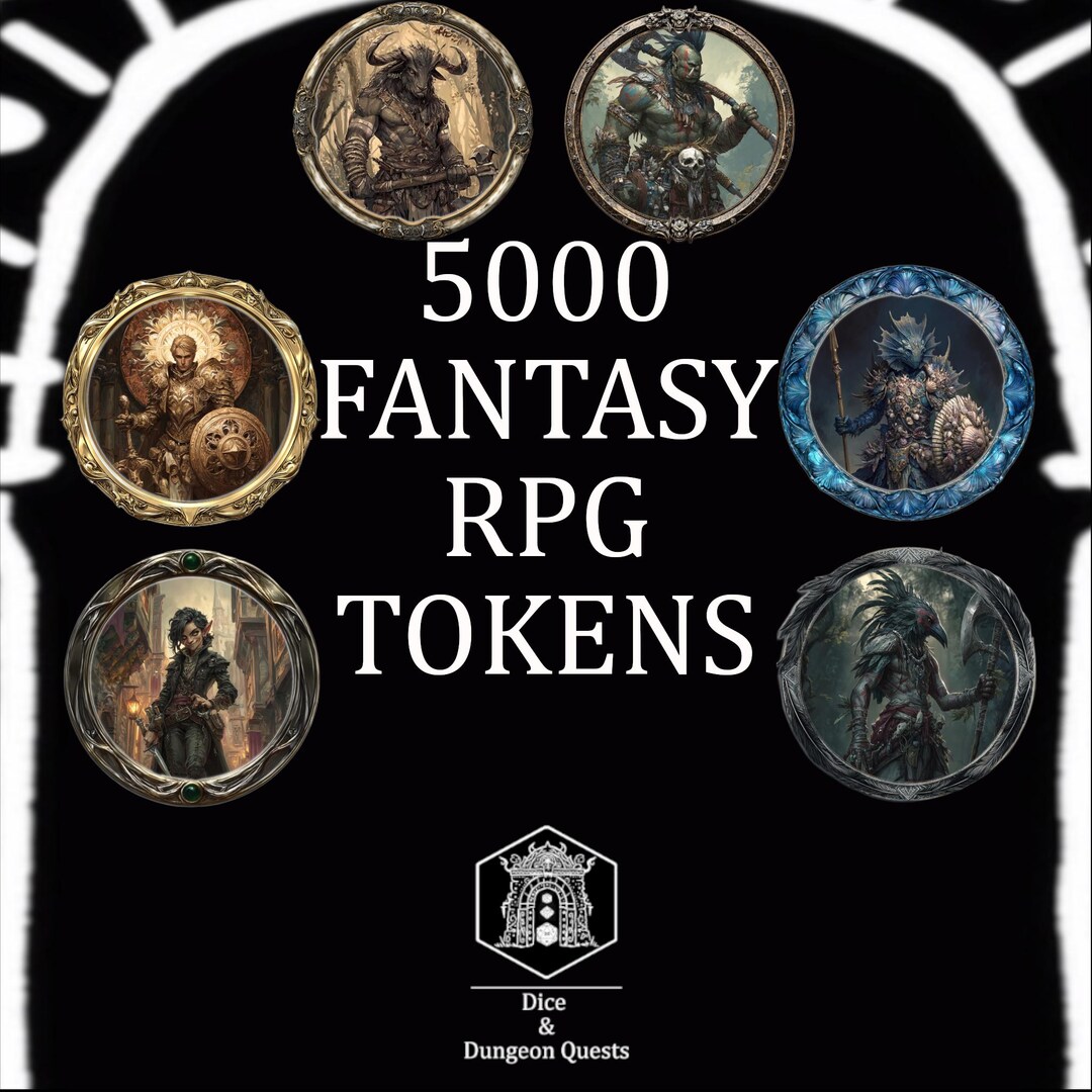VTT RPG Token Art Collection: for Rpgs and VTT Rpg Tabletop - 5000 ...