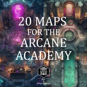 Battle Map Collection (16:9) for the Arcane Academy, for D&D (dungeons ...