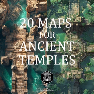 Battle Map Collection (16:9) for Ancient Temples, for D&D (dungeons and ...