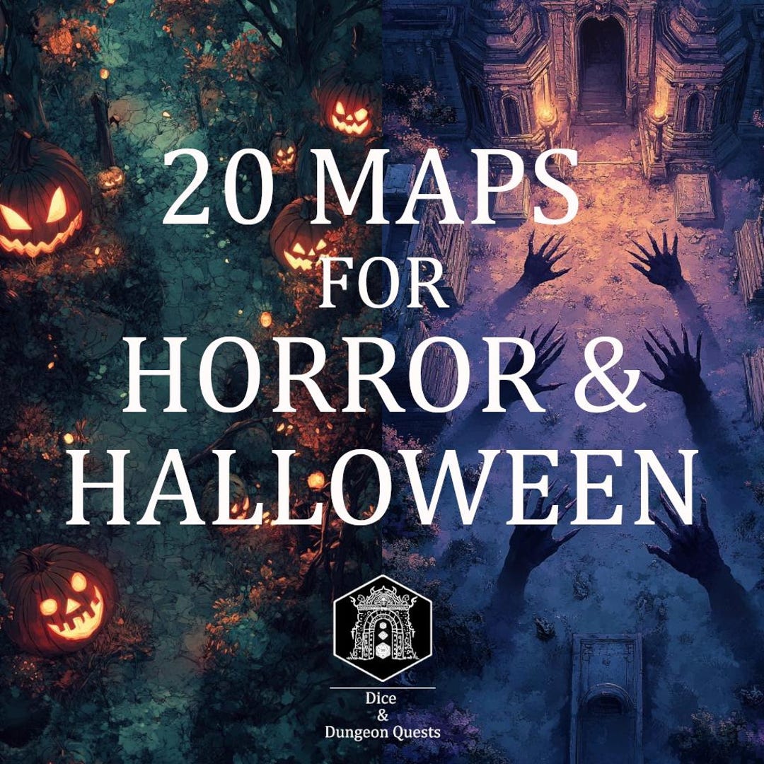 5E - Collektion (16:9) for Horror and Halloween, for D&D (dungeons and ...