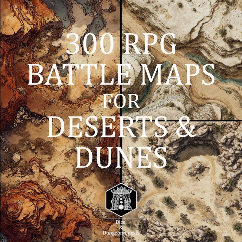 Desert Battle Maps - Etsy