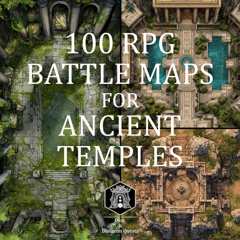 Roll20 Map Temple - Etsy
