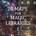 5E Battle Map Collection 16:9 for Magic Libraries, for D&D dungeons and ...