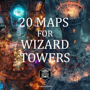 Battle Map Collection (16:9) for Wizard Towers, for D&D (dungeons and ...