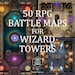 Battle Map Art - 50 Digital Maps for Wizard Towers, for VTT RPG ...