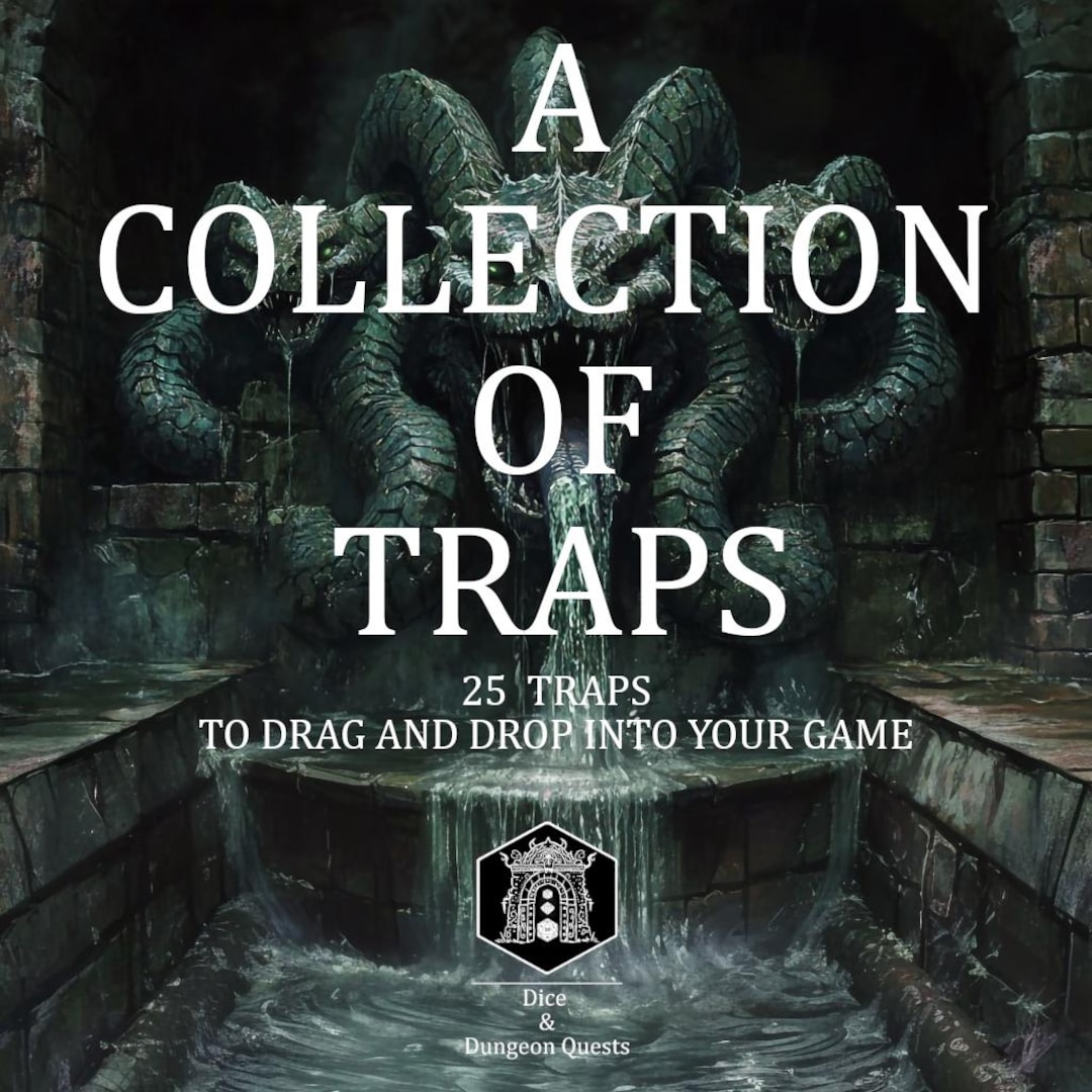 5E Trap Collection: Game Tool for RPG and VTT RPG Tabletop, for Game ...
