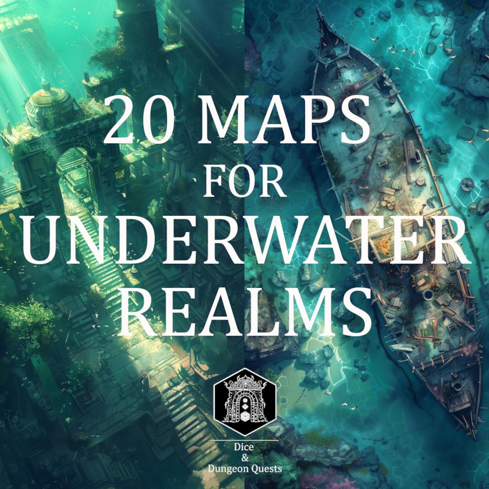 Battle Map Collection (16:9) for Underwater Realms, for D&D (dungeons ...