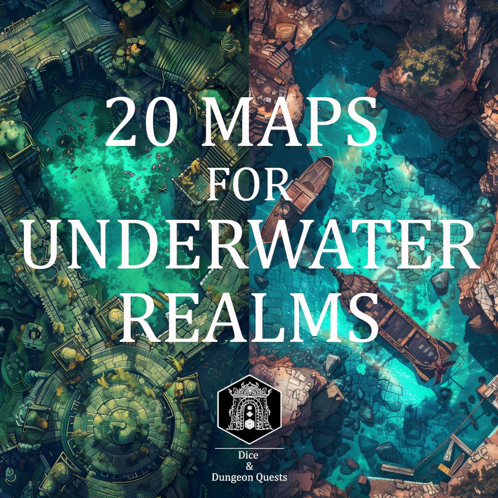 Battle Map Collection (16:9) for Underwater Realms, for D&D (dungeons ...