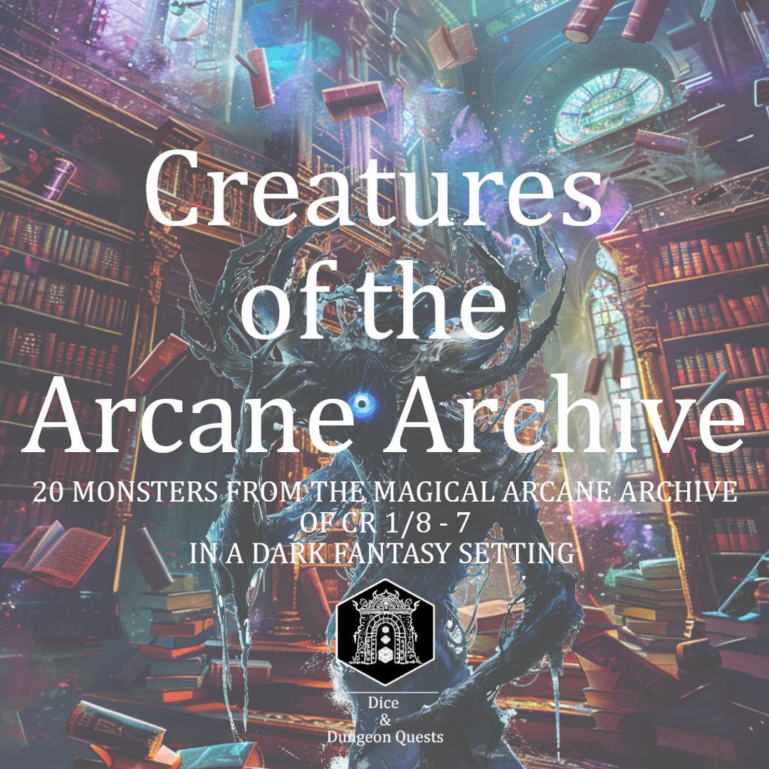 5E Creature Collection : Creatures of the Arcane Archive - Monsters ...