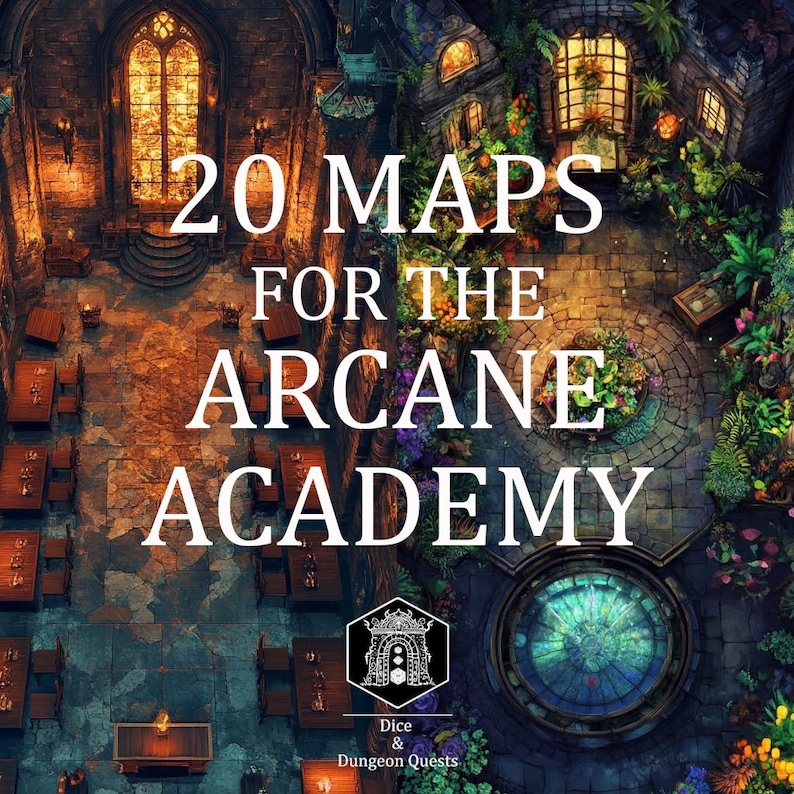 Battle Map Collection (16:9) for the Arcane Academy, for D&D (dungeons ...