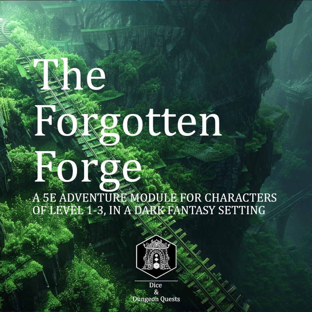 5E Adventure Module: the Forgotten Forge a One-shot for Characters of ...