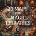5E Battle Map Collection 16:9 for Magic Libraries, for D&D dungeons and ...