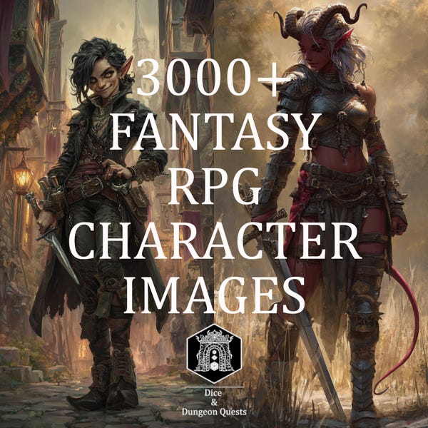 Dnd Character Pictures - Etsy UK