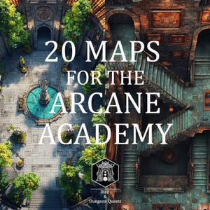 Battle Map Collection (16:9) for the Arcane Academy, for D&D (dungeons ...