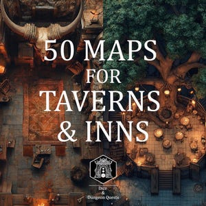 Battle Map Collection of 50 Maps (16:9) for Taverns and Inns, for D&D ...