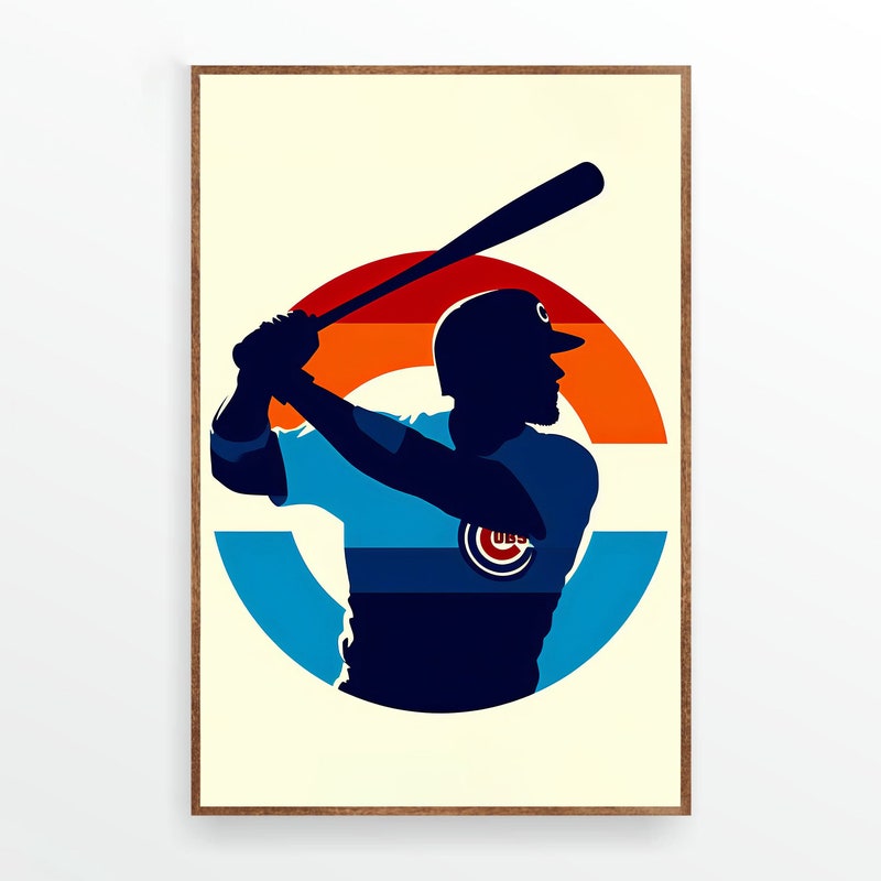 Chicago Cubs Print - Etsy