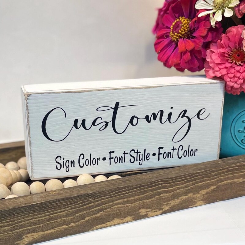 Wood Block Sayings - Etsy