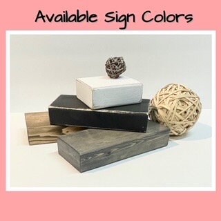 Custom 6x 6 Wood Block Sign - Etsy