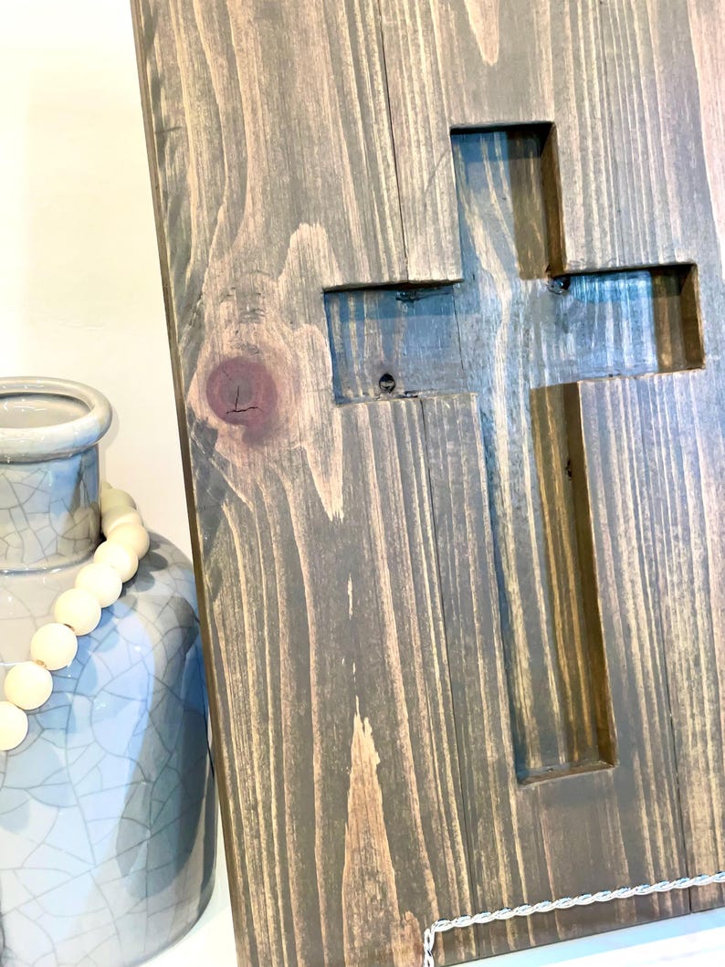 Rustic Wood Cross - Etsy