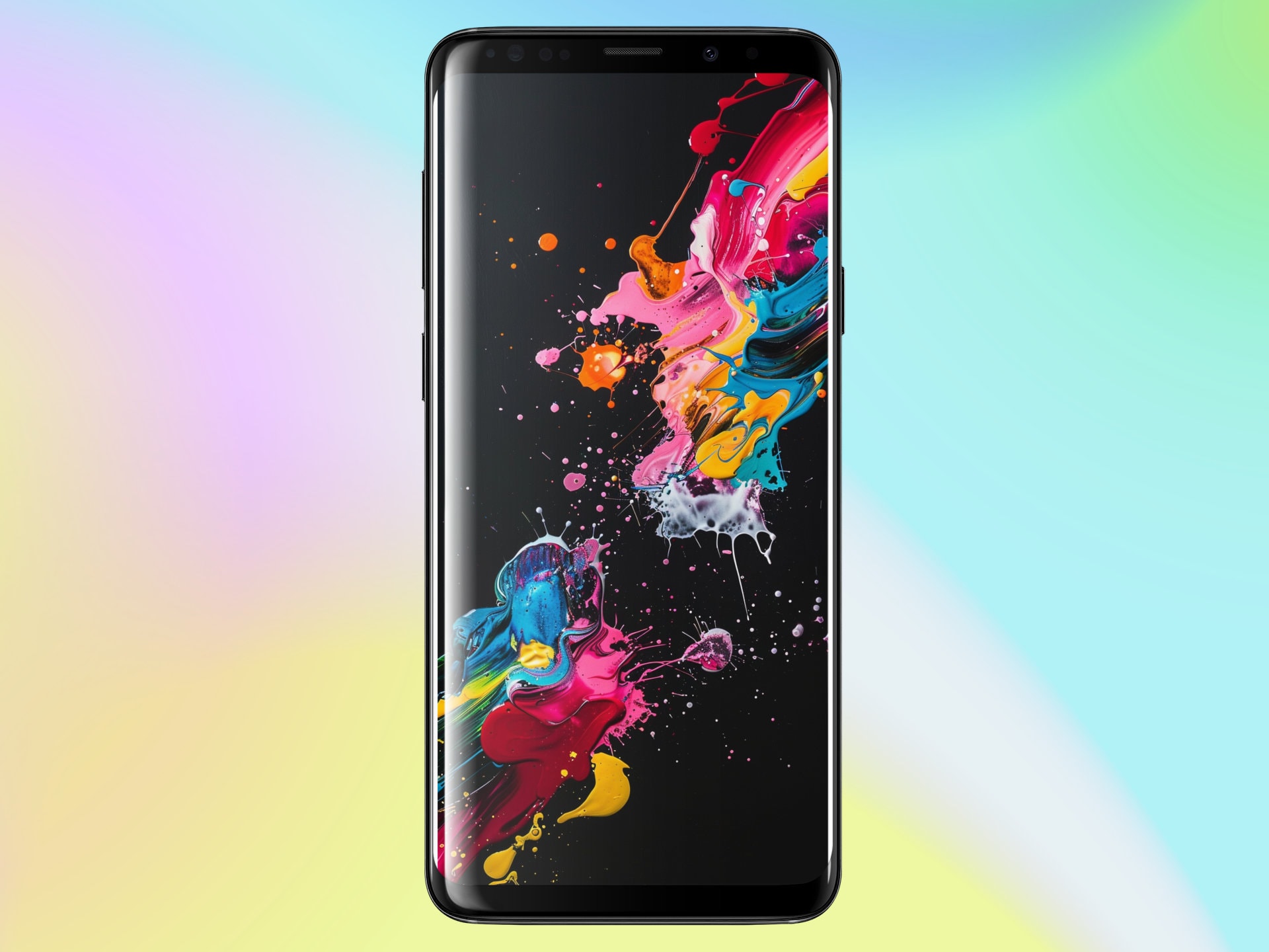 Paint Splatter Phone Wallpaper Digital Download - Etsy