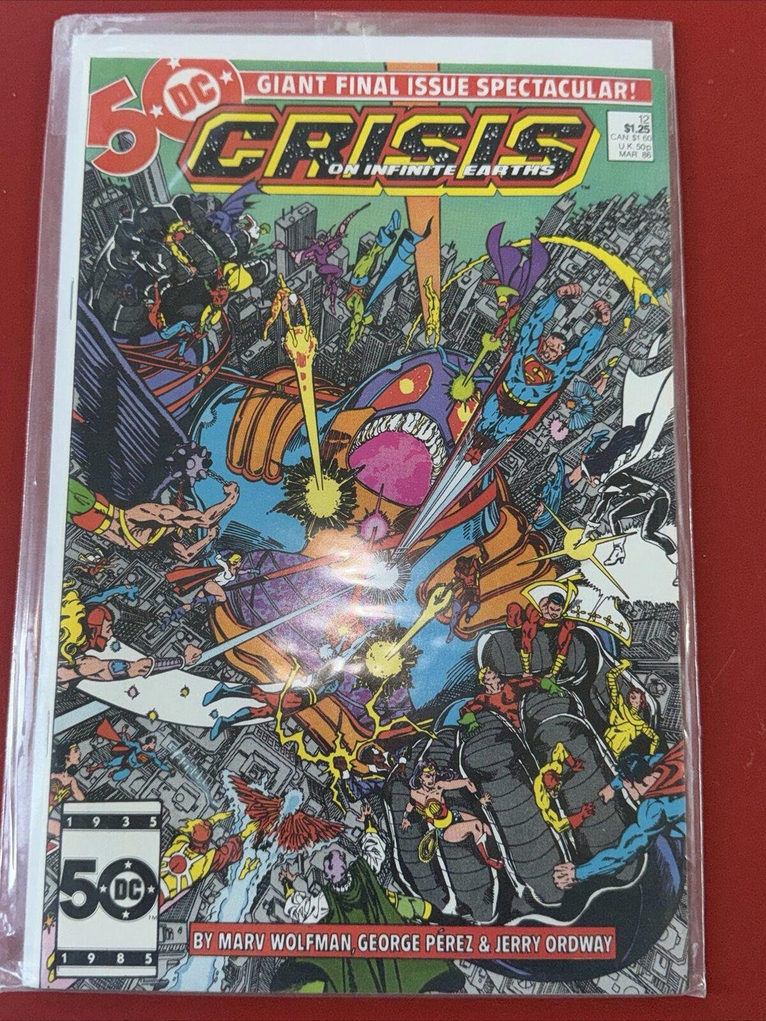 DC Crisis on Infinite Earths 12 Batman Superman Very Fine high Grade - Etsy