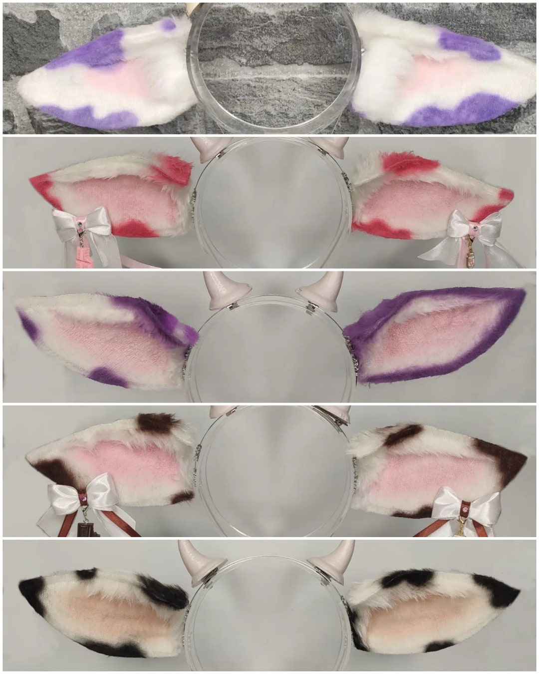 Cow Ears - Different Variations - Etsy