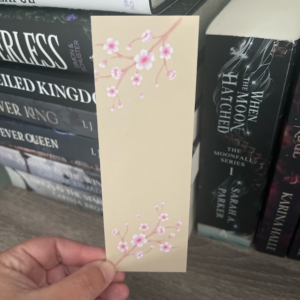 Cherry Blossom Bookmark - Etsy