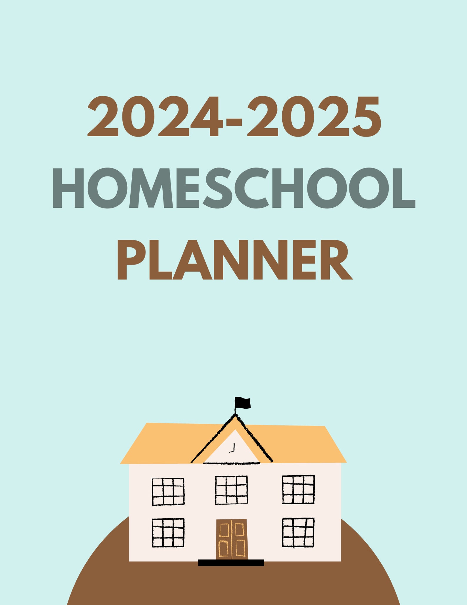 Printable Homeschool Planner Bundle - Modern and Minimalist Homeschool ...