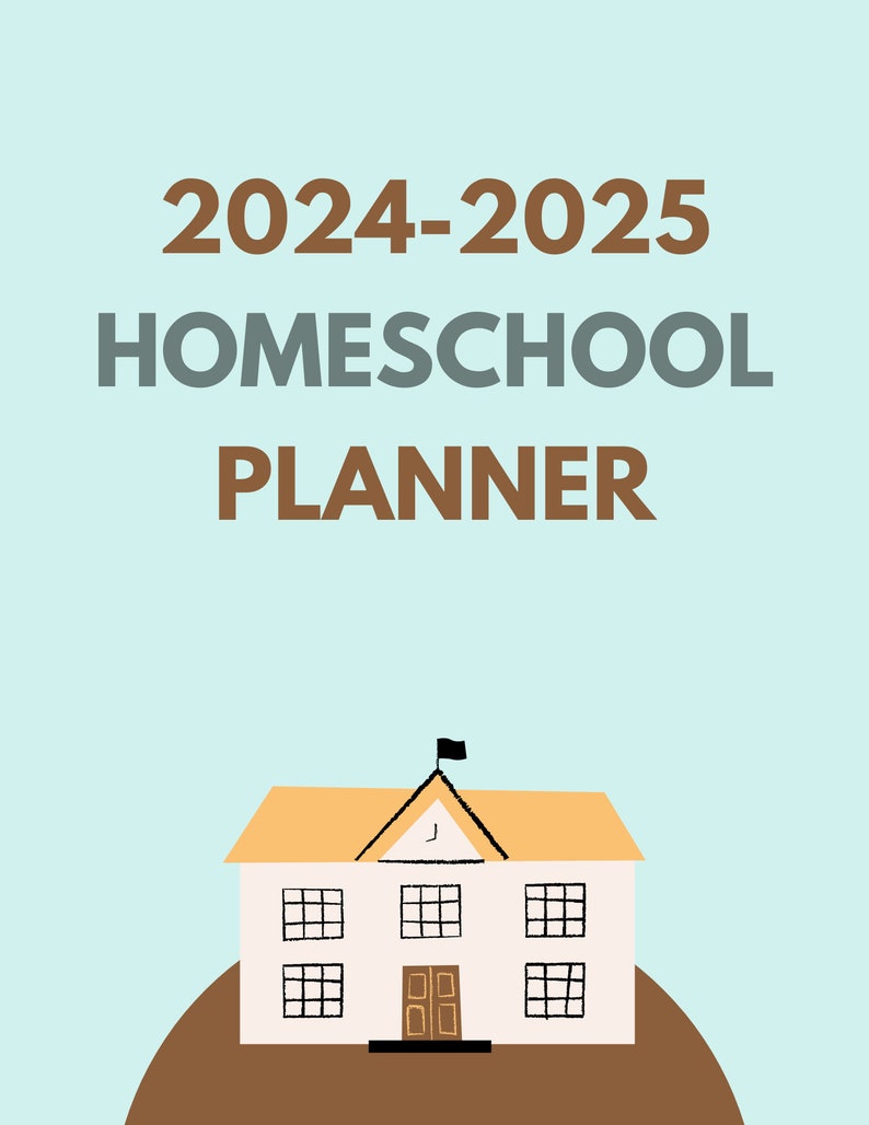 Printable Homeschool Planner Bundle - Modern and Minimalist Homeschool ...