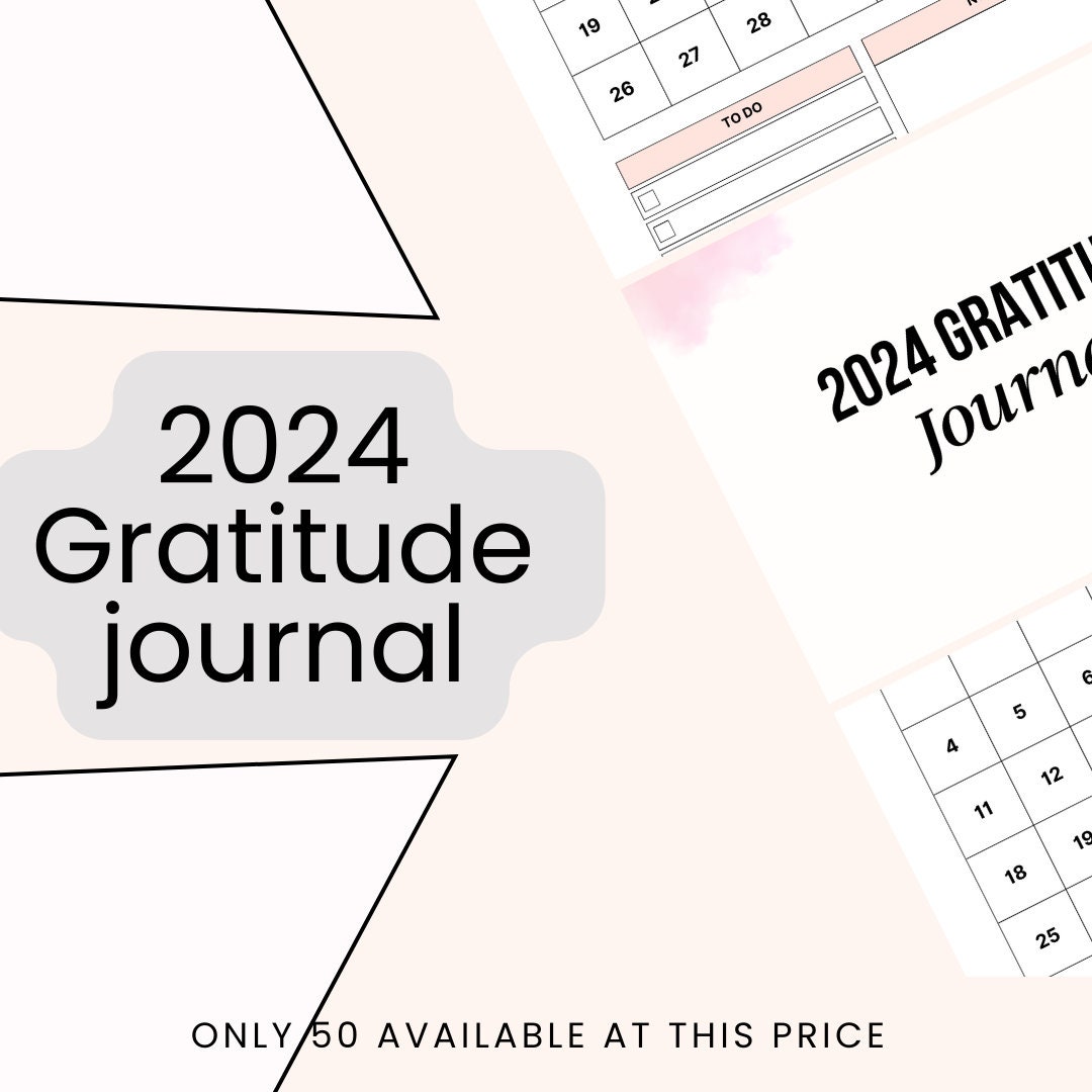 Gratitude Journal Printable BUNDLE! Mindfulness Log, Gratitude Template ...