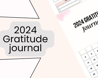 Gratitude Journal Printable BUNDLE Mindfulness Log, Gratitude Template ...