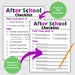 Editable Before and After School Routine Charts Daily Checklists ...