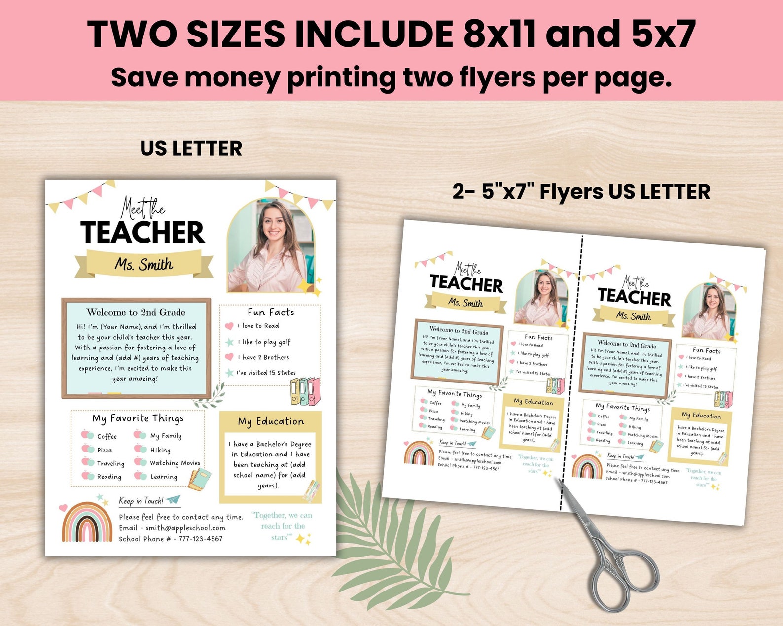 Editable Meet the Teacher Template, Back to School Welcome Letter ...
