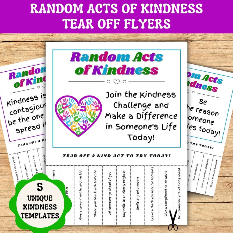 Random Acts of Kindness Cards - Etsy