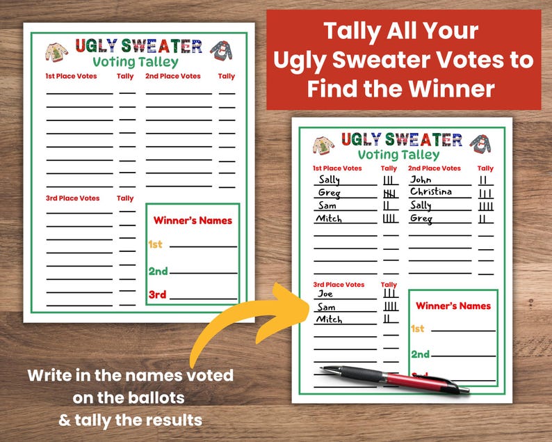 Ugly Sweater Contest Kit, Ugly Sweater Party, Ugly Sweater Ideas, Ugly ...