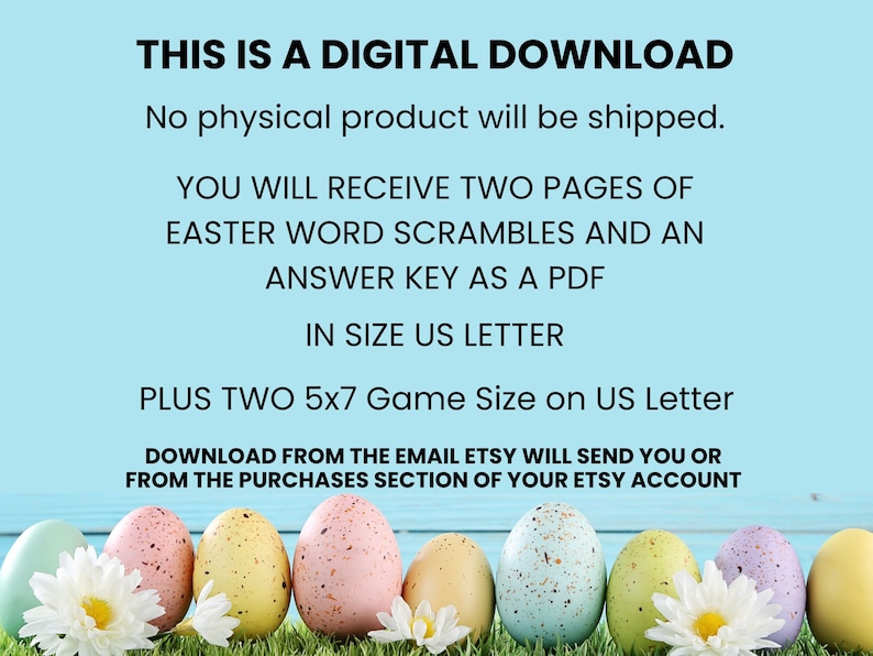 Easter Word Scramble Game, Printable Easter Games, Easter Word Games ...