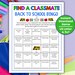 Back to School Bingo, Classroom Bingo, Getting to Know You, Classroom ...