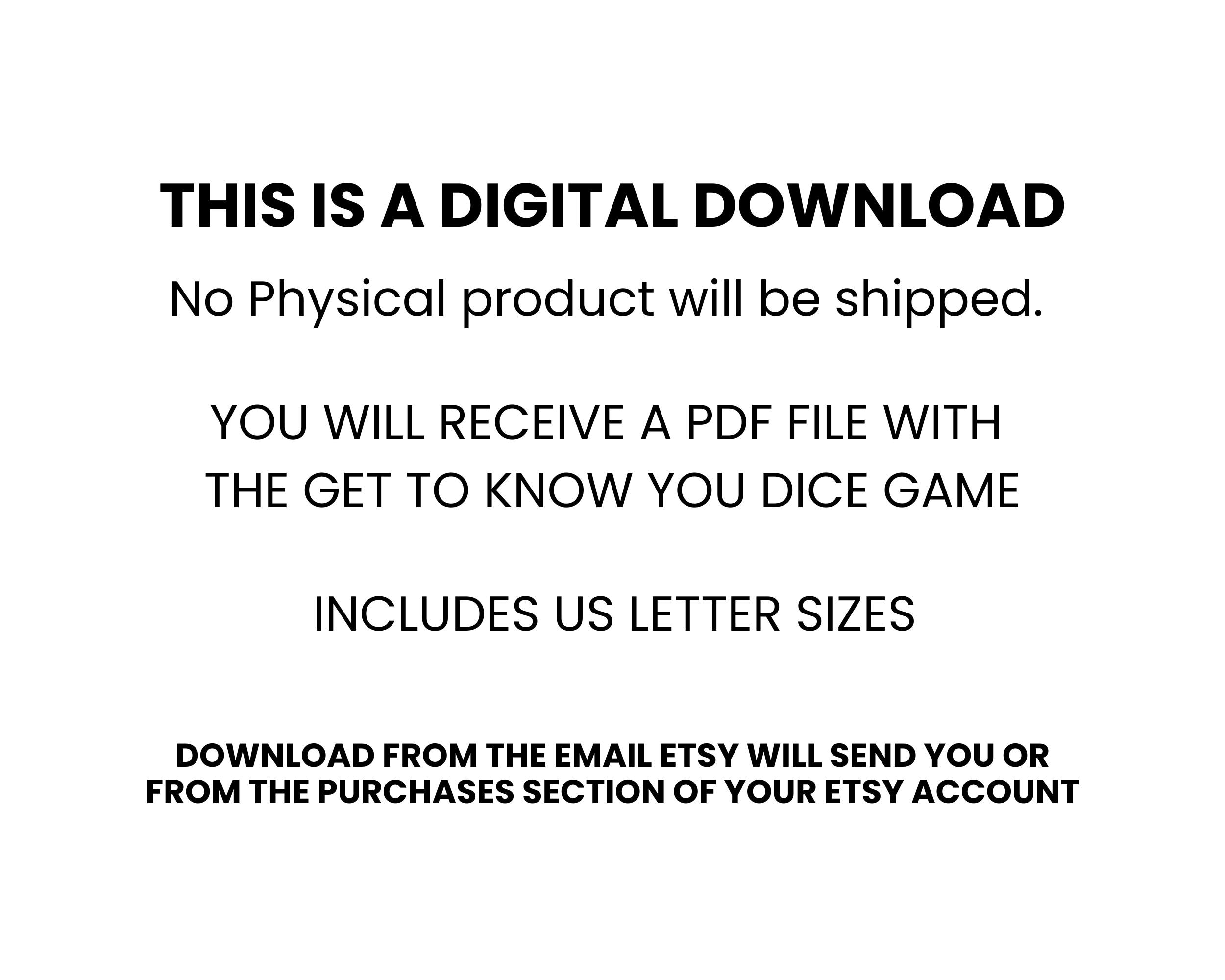 Get to Know You Game, Icebreaker Games, Printable Dice Game for Teens ...
