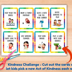Random Act of Kindness Cards, Kindness Printables, Choose Kindness ...