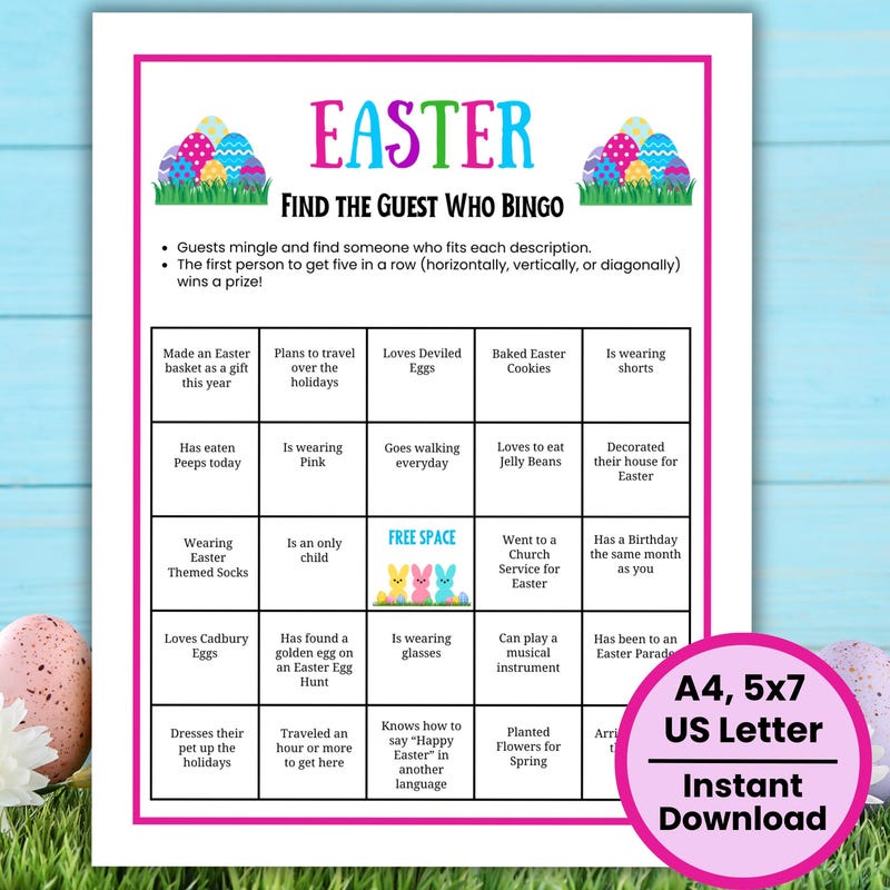 Find Someone Who Game - Etsy