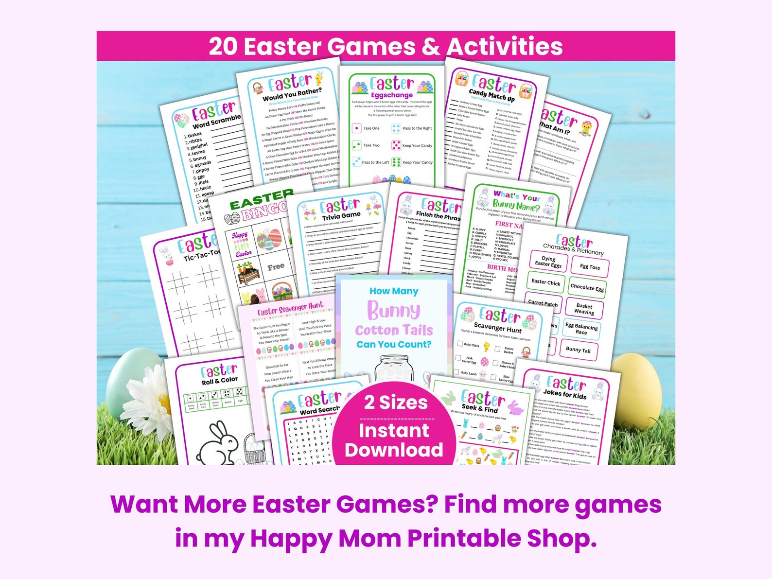 Easter Would You Rather Game, Fun Easter Game for Kids, Teens, Adults ...